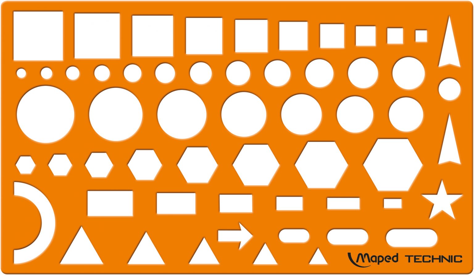 Normographe Maped trace-formes – Maped France